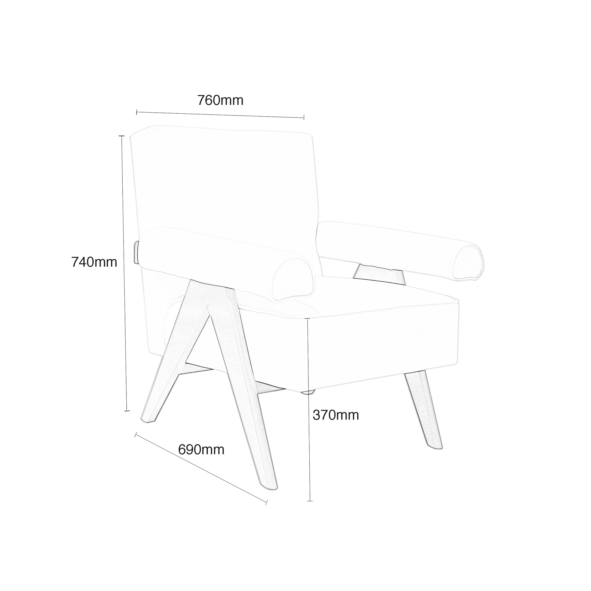 Ease Arm Chair – Emera furniture