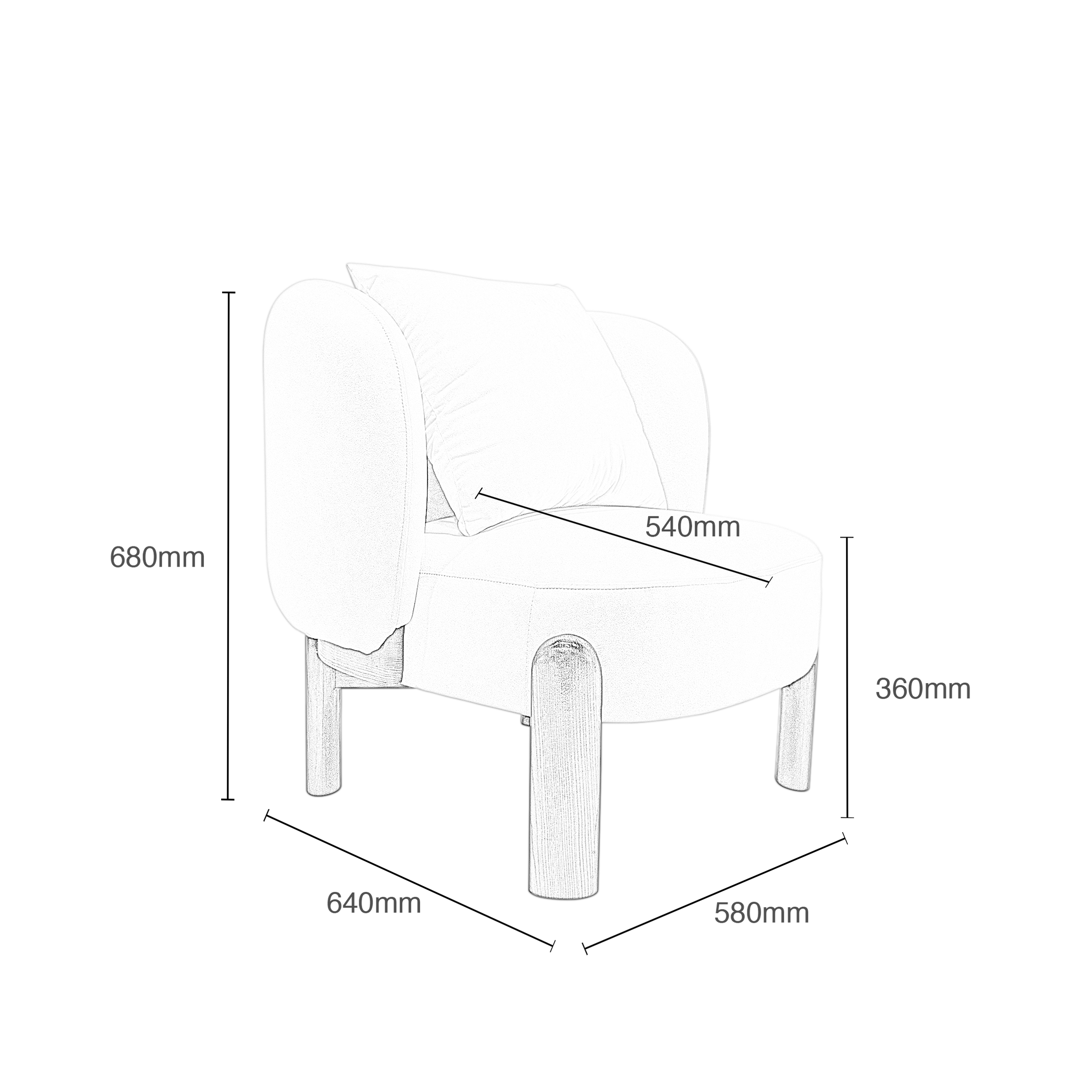 Nuage Arm Chair – Emera furniture